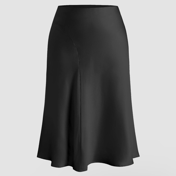 Cider | Skirts | Cider Ruffle Satin Maxi Skirt | Poshmark